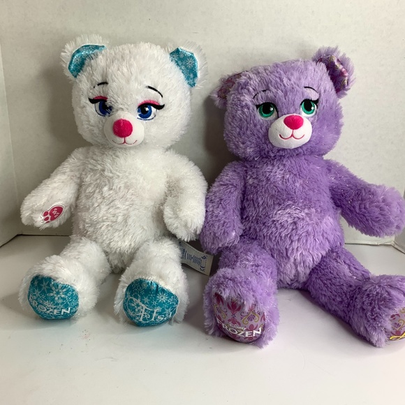 Build-A-Bear | Toys | Build A Bear Frozen Plush Anna Elsa Bears Plush ...